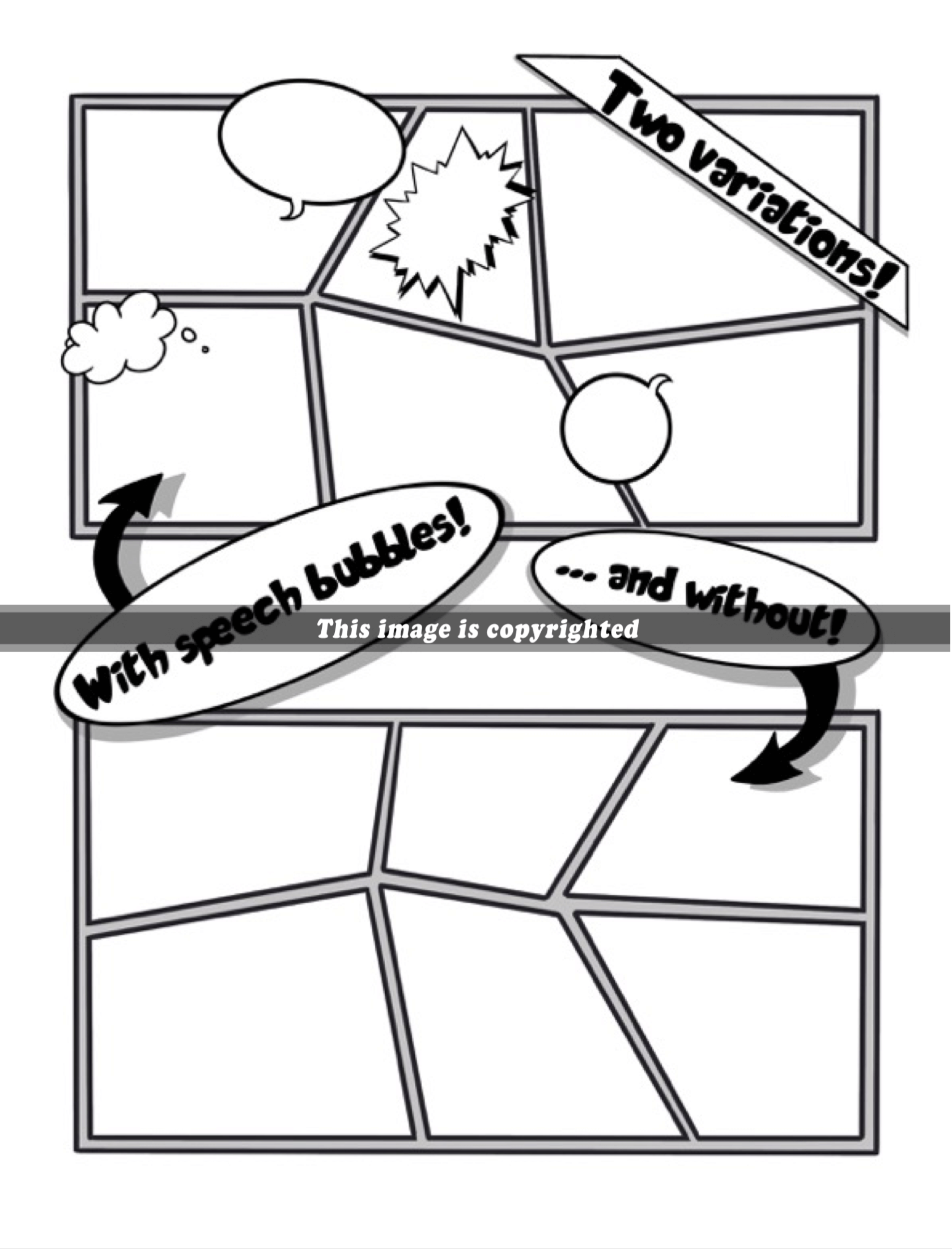 Create Your Own Comic Special Art Books 